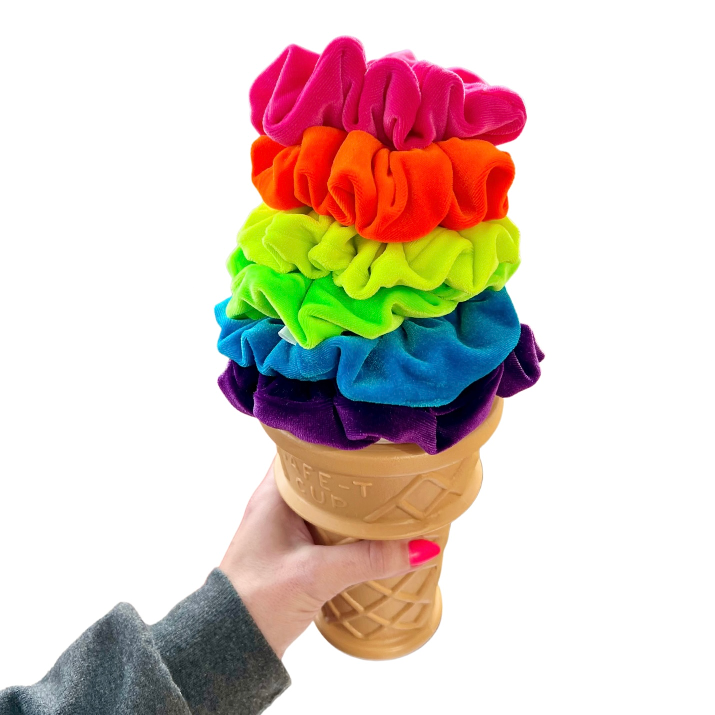 SCRUNCHIES – NEON SOL